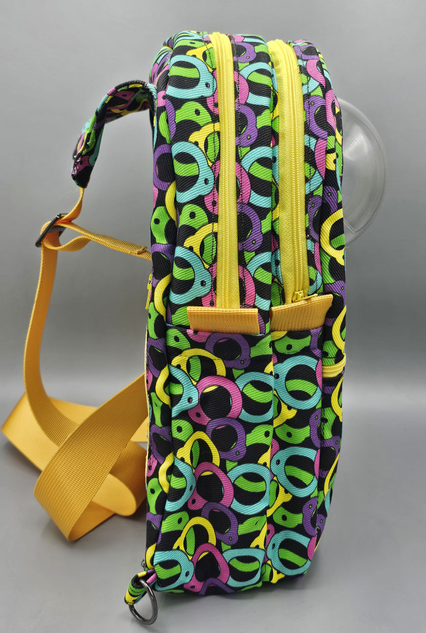 Every Day Dolly Bag in Yellow Neon Rings | Motor City Dolly